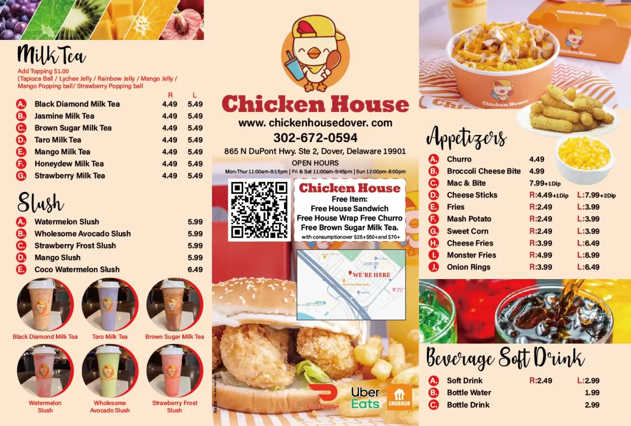 Menu - Chicken House